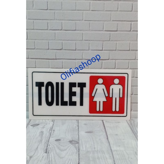 Jual SIGN MIKA TOILET | Shopee Indonesia