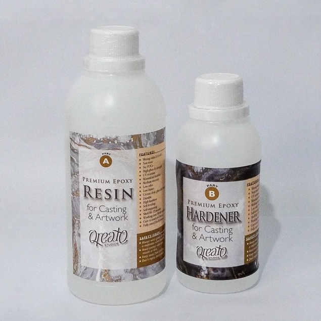 Jual PREMIUM EPOXY RESIN AND HARDENER SET by Qreate Studios - Fast ...