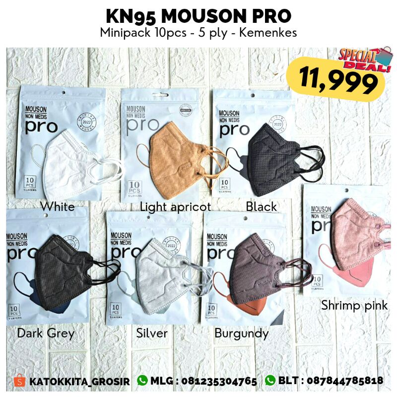 Jual MASKER KN95 MOUSON PRO | Shopee Indonesia