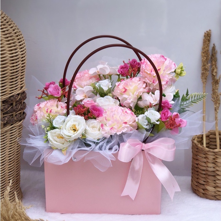 Jual Buket bunga murah / bucket bunga palsu / tas buket bunga ...