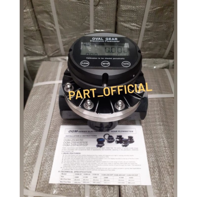 Jual FLOW METER MINYAK SOLAR OGM DIGITAL IN-OUT 1 INCHI | Shopee Indonesia