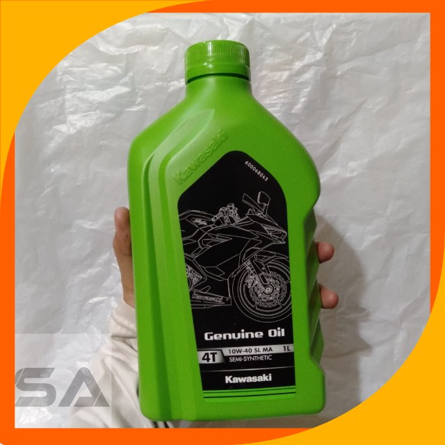 Jual OLI MOTOR KAWASAKI GENUINE OIL 1 LITER | Shopee Indonesia