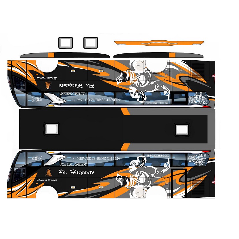 Jual DIY Miniatur Bus Haryanto Bani Jawi Skala 30 Papercraft | Shopee ...