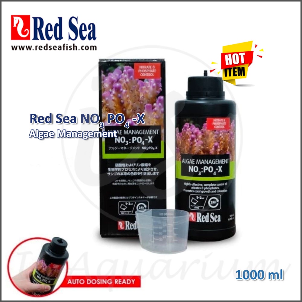 Jual Red Sea NO3:PO4-X NOPOX 1L 1000ml Algae Management Marine Reef ...