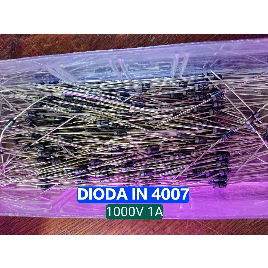 Jual Dioda Diode IN4007 IN 4007 / 1N4007 1N 4007 Dioda 1A | Shopee ...
