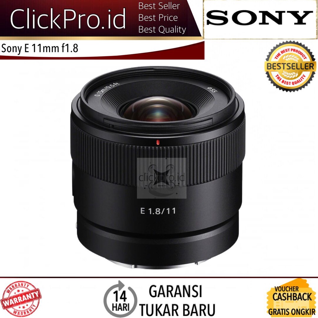 Jual Sony E 11mm f/1.8 - Lensa Sony 11mm f1.8 | Shopee Indonesia