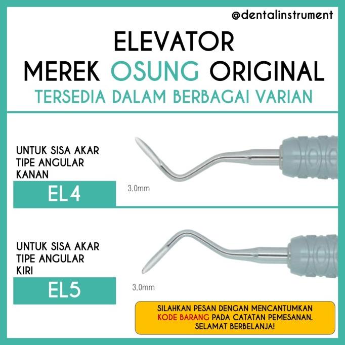 Jual Root Elevator / Dental Bein Ekstraksi Gigi Merek Osung Original ...