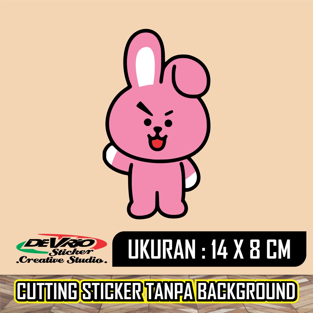 Jual Stiker BT21 BTS Tata Chimmy RJ Van Shooky Cooky Koya Mang Chimy ...