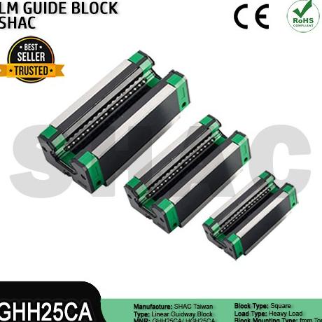 Jual Ghh25Ca/ Hgh25Ca Linear Guide Block - Original Shac Taiwan ...