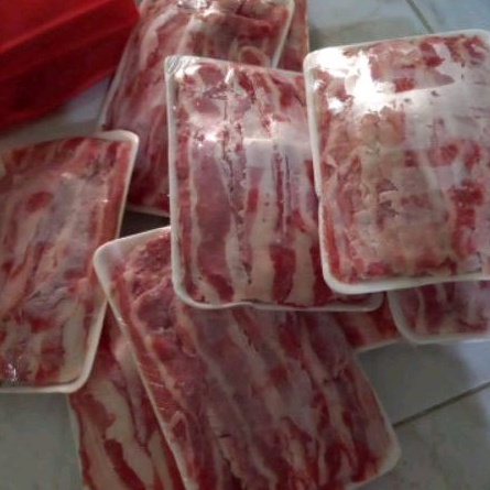 Jual Beef Slice Fat Mix/Daging Sapi Slice Lemak | Shopee Indonesia