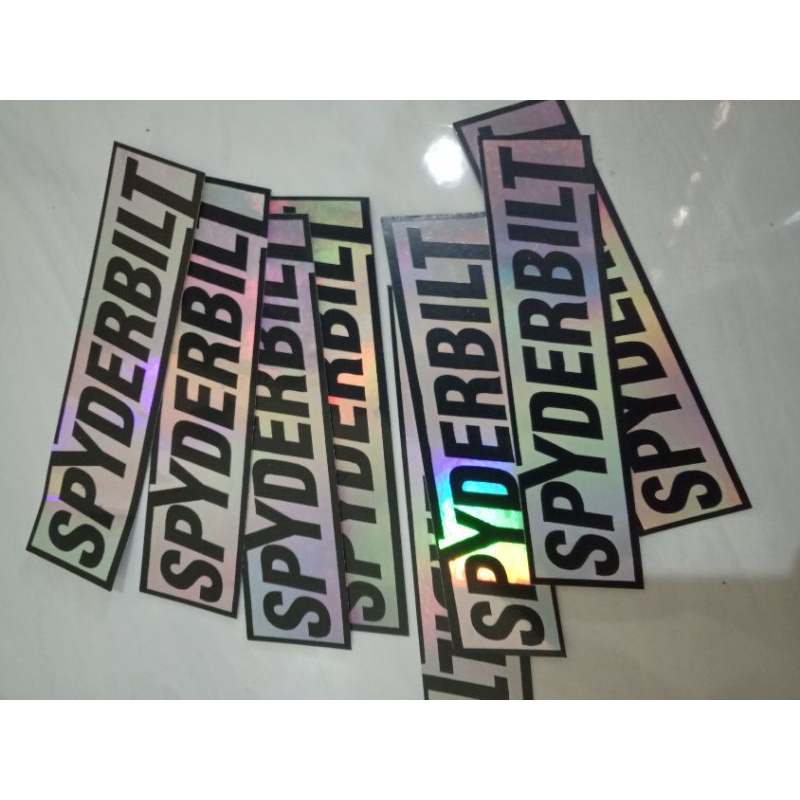 Jual sticker SPYDERBILT original 100% planetsurf uk 3cm*11.5cm (harga ...