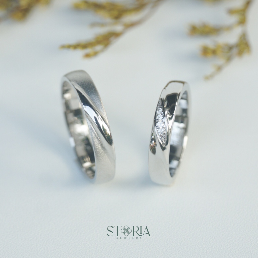 Jual Cincin Kawin Couple Perak Sterling Silver 925 SS-104 Nikah ...