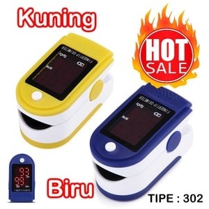 Jual Fingertip Pulse Oximeter Sp02 Saturation Monitor TIPE:302 LED ...