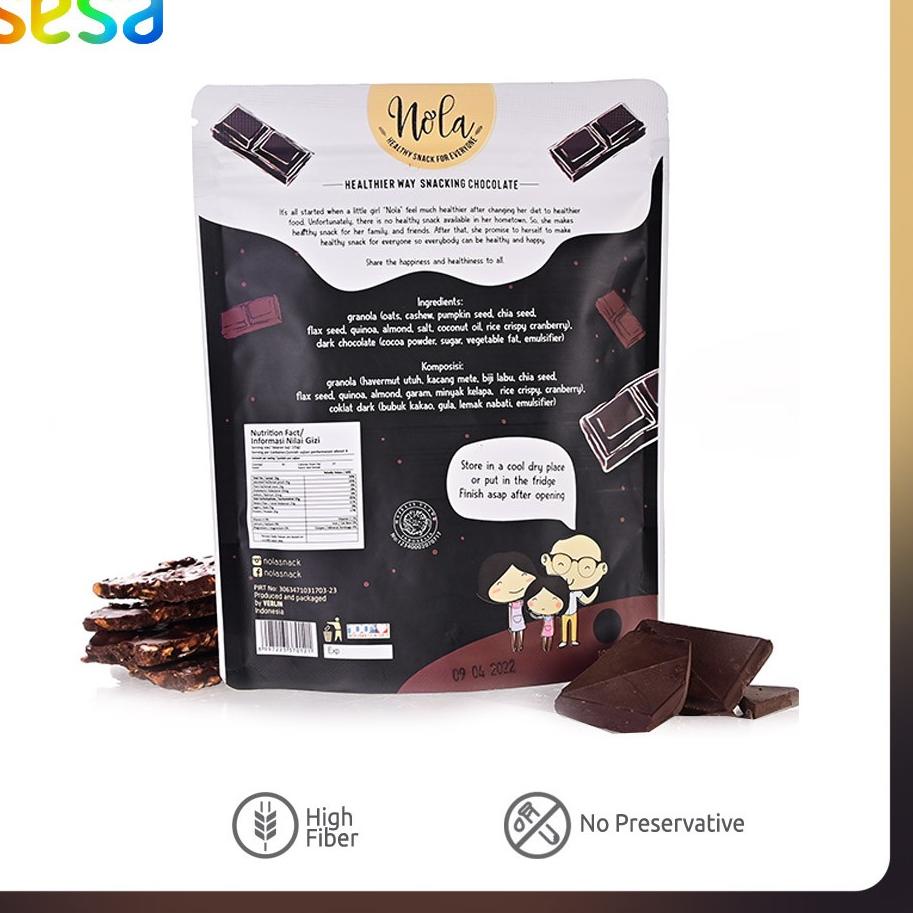 Jual art7o2Nc--Nola - Granola Chip Chocolate Bark 100 g | Shopee Indonesia