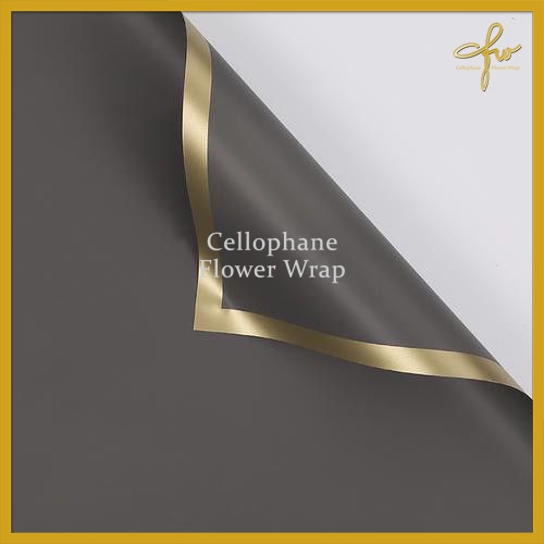 Jual Kertas Buket Gold Line Solid Color Cellophane Flower Wrapping ...
