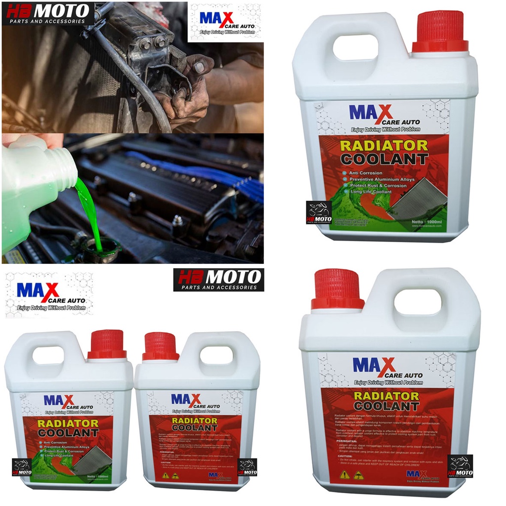 Jual MAX Care Auto RADIATOR COOLANT 1 L/ Cairan Radiator/Cairan ...