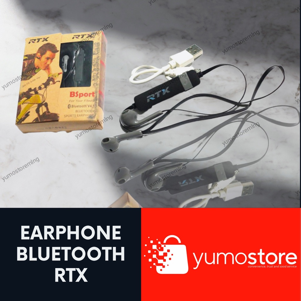 Jual EARPHONE HEADSET BLUETOOTH V4.1 RTX TAHAN AIR | Shopee Indonesia