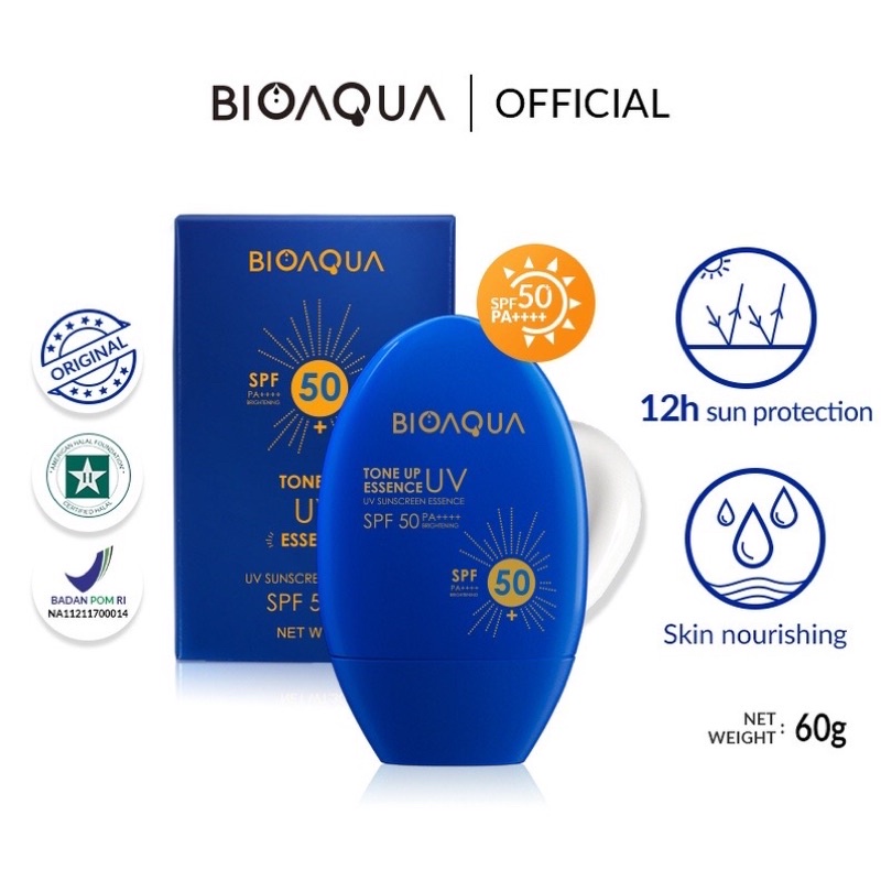Jual BIOAQUA Sunscreen SPF 50 PA ++++ Sunscreen Gel 50g Sunblock Wajah ...