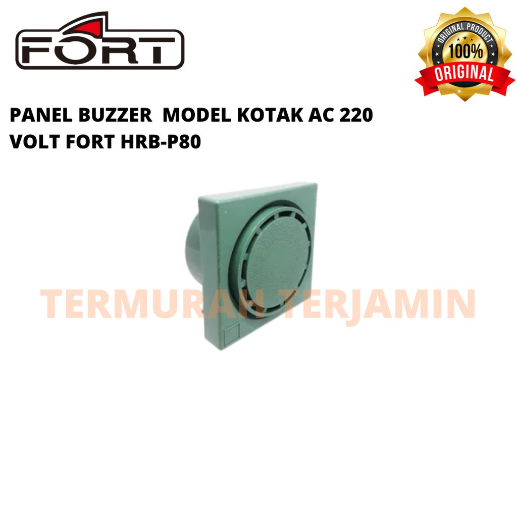 Jual PANEL BUZZER MODEL KOTAK AC 220 VOLT FORT HRB-P80 | Shopee Indonesia
