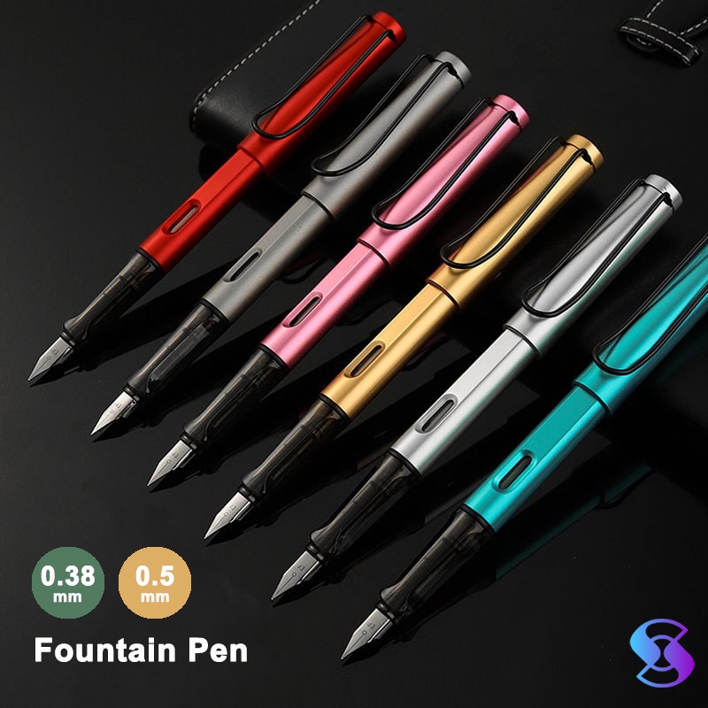 Jual Fountain pen/pulpen/Pena/ laser pulpen 0.38mm/0.5mm Bahan Plastik ...