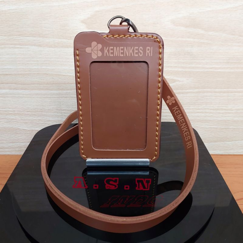 Jual Id Card Kulit KEMENKES Id Card Kulit Kementerian Kesehatan ...