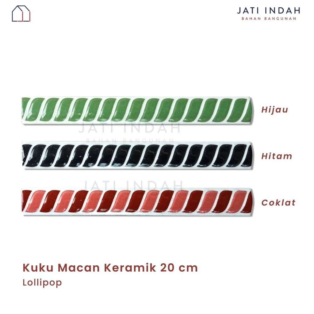 Jual Kuku Macan 20 cm Ulir Lolipop / Bon-bon Lis Pinggiran Keramik | Shopee Indonesia
