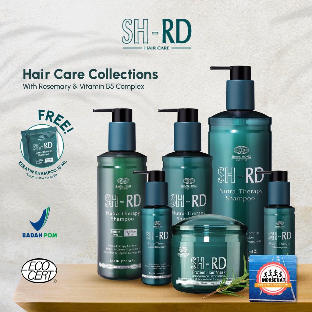 Jual SHRD Nutra Therapy Collagen Keratin Sulfate Free Shampoo Protein ...