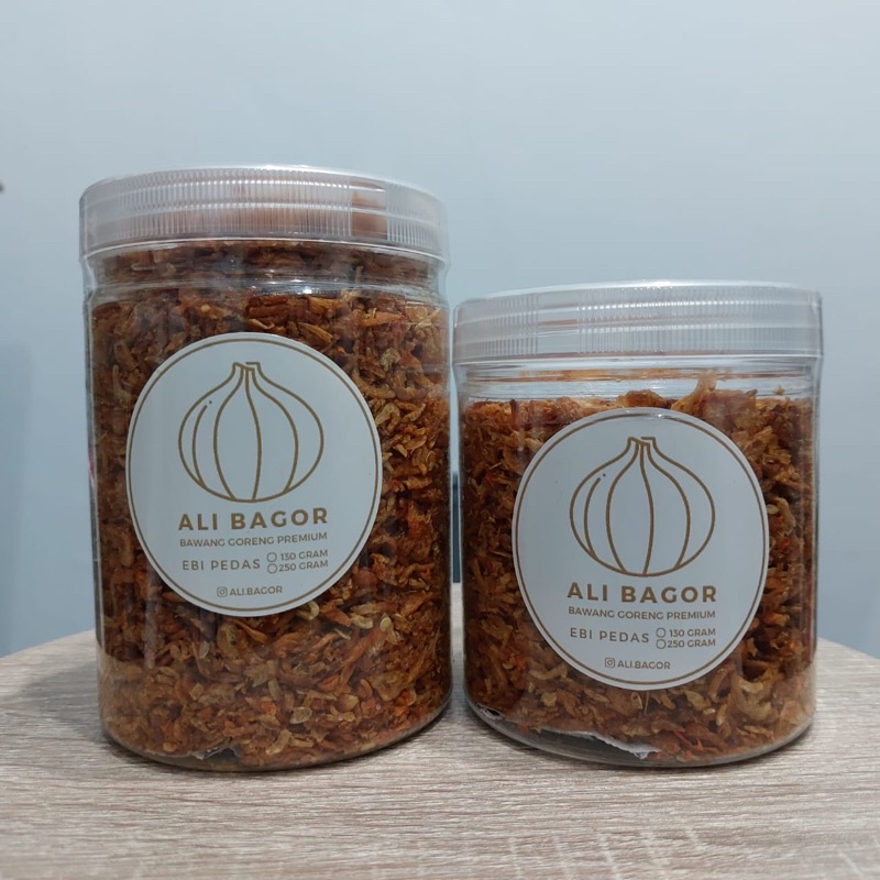 Jual BAWANG GORENG PREMIUM ALI BAGOR RASA EBI PEDAS | Shopee Indonesia