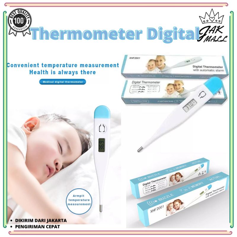 Jual Thermometer Digital Pengukur Suhu Tubuh Digital Termometer JM ...