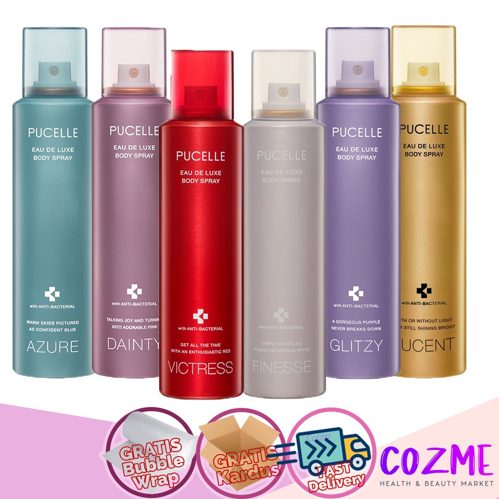 Jual PUCELLE Eau De Luxe Body Spray 150mL | Shopee Indonesia