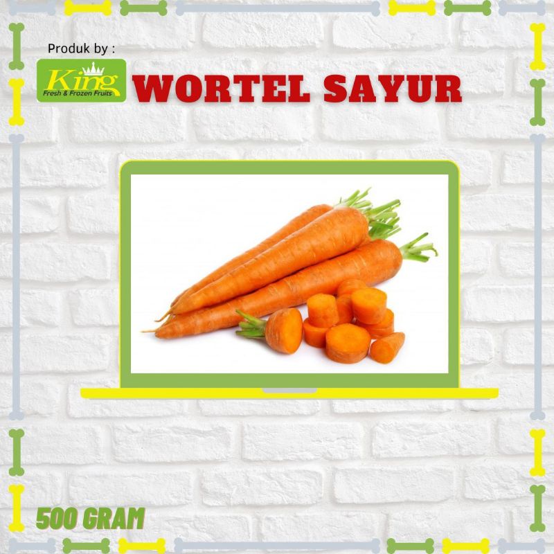Jual Wortel fresh 500gr, wortel, sayur wortel, wortel segar | Shopee ...