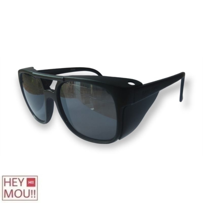 Jual KACAMATA SAYAP BABY EAGLE BLACK GLASSES - BLACK DOFF FRAME HEYMOU ...