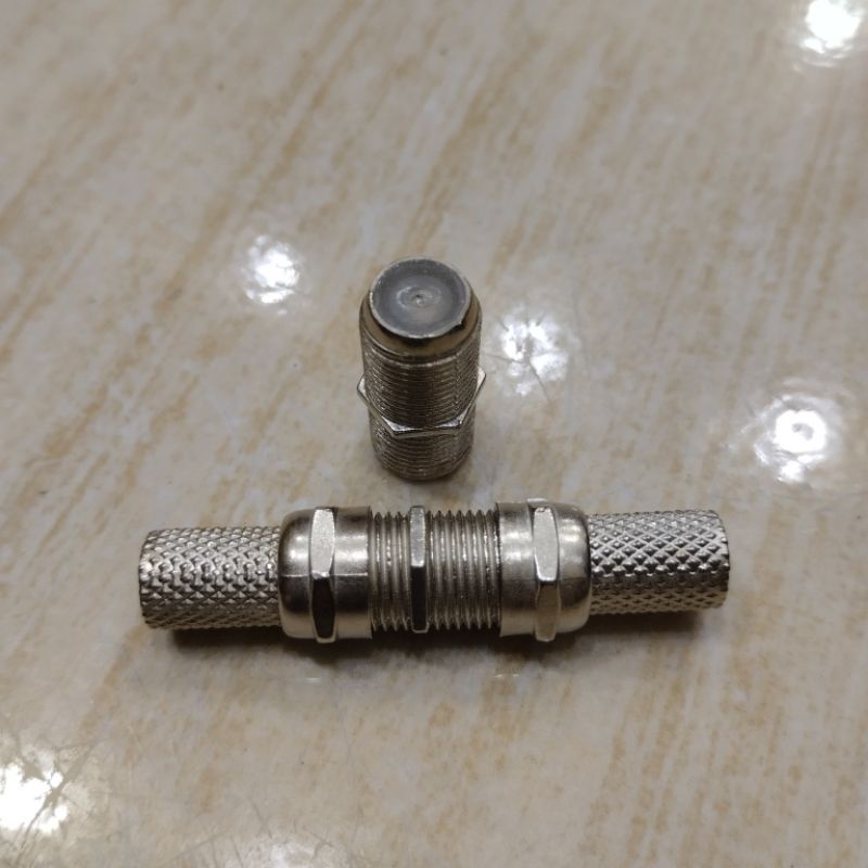 Jual Sambungan Kabel Antena TV Konektor Drat supaya lebih Rapi | Shopee ...