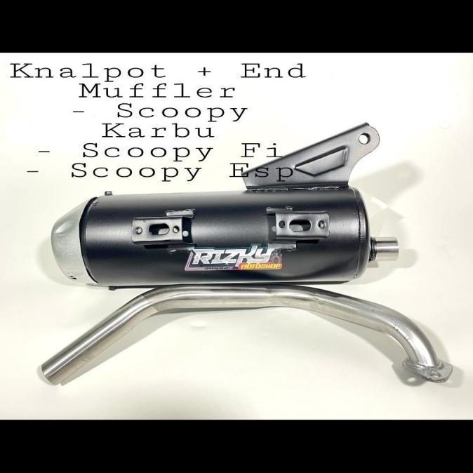 Jual KNALPOT SCOOPY KARBU COPY CMS + END MUFFLER - UKURAN 26 MM ORI ...
