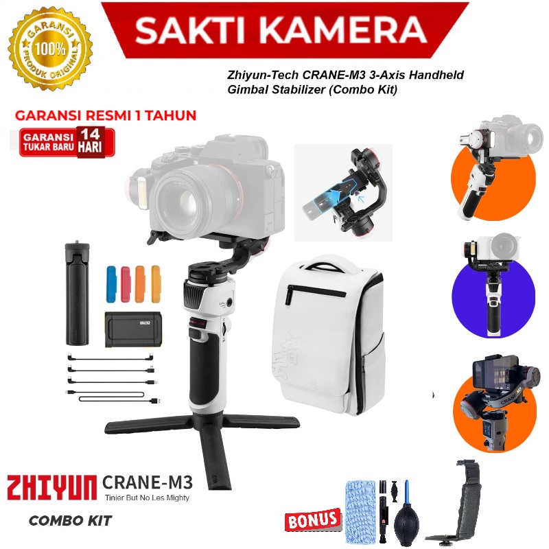 Jual Zhiyun Crane M3 Combo Gimbal Stabilizer Zhiyuntech Tech Crane M3 ...