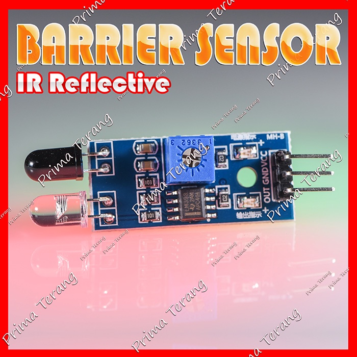 Jual Sensor Halangan Rintangan Garis Hitam Putih IR Reflective Barrier ...