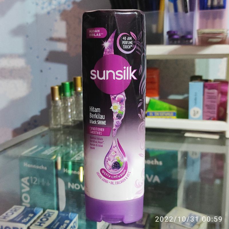 Jual Sunsilk Conditioner Smoothies Hitam Berkilau 160ml - Black Shine ...
