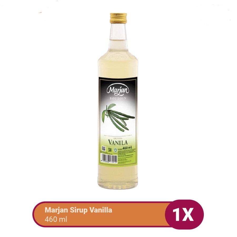 Jual SYRUP VANILA MARJAN BOUDOIN SIRUP VANILLA 460ML | Shopee Indonesia
