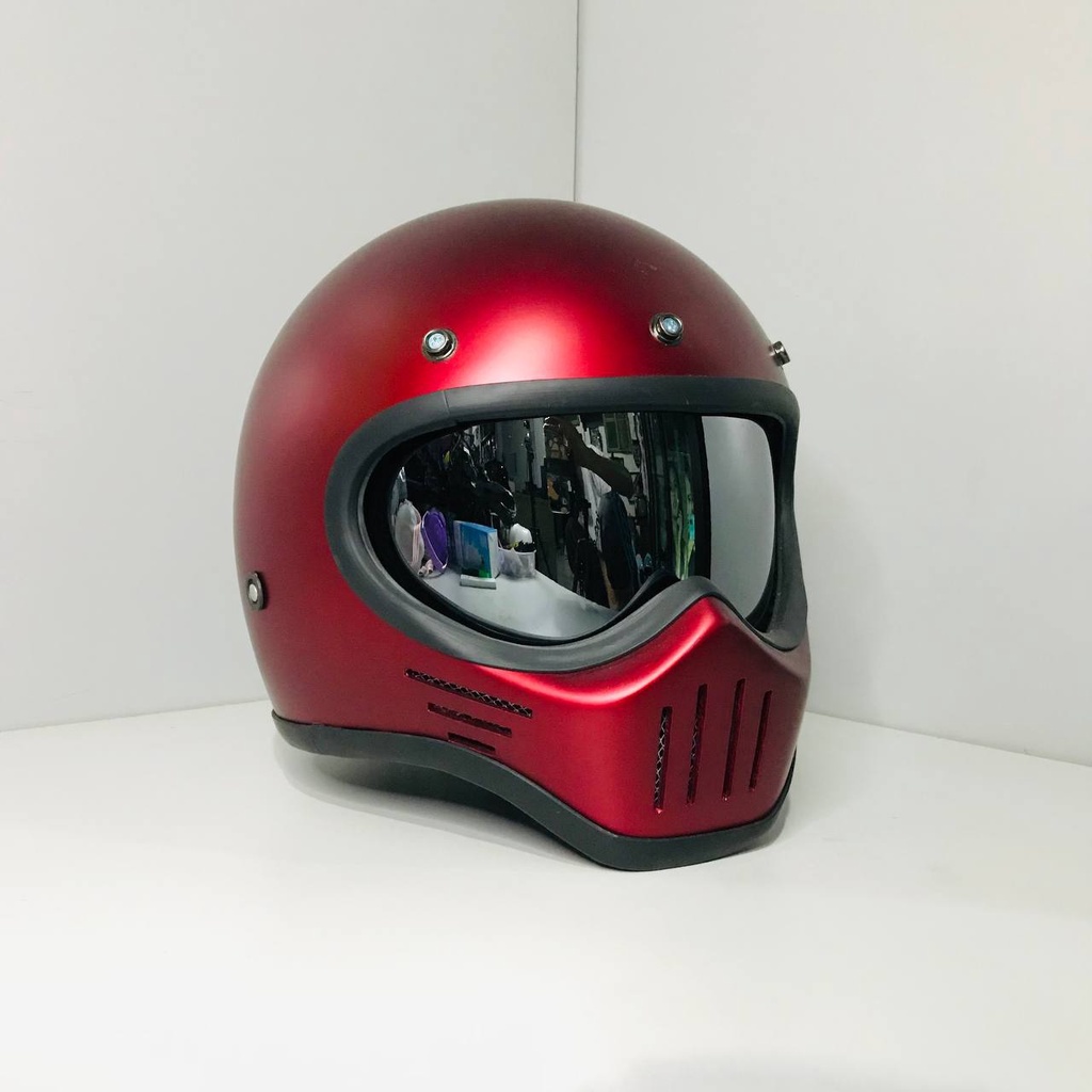 Jual Helm Custom M30 Helem Custom Cakil Helem Custom Retro Helem ...