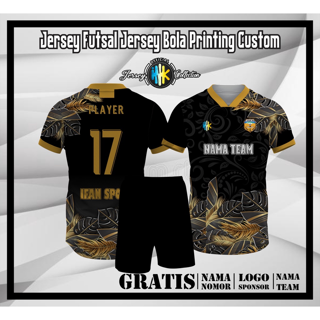 Jual BAJU JERSEY FUTSAL PRINTING/ BAJU JERSEY SEPAK BOLA PRINTING ...