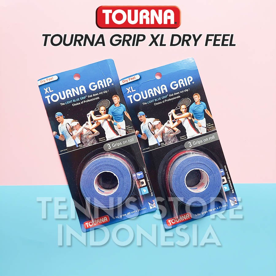 Jual Grip Tenis Tourna Grip XL Original Dry Feel Tennis Grip Original ...