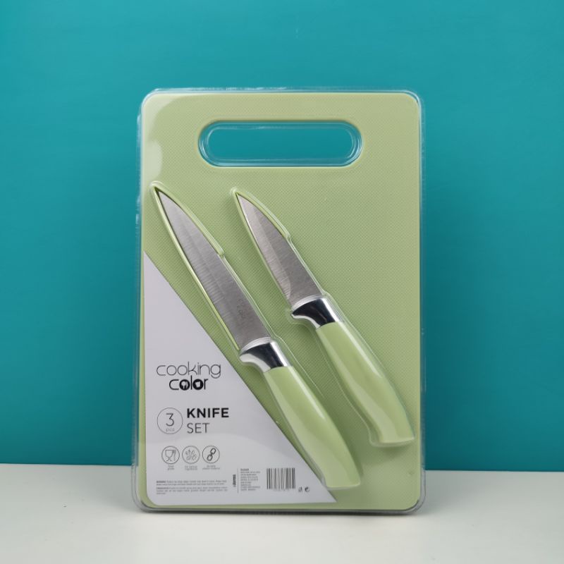 Jual Informa | Talenan set dengan pisau | cooking color knife set ...
