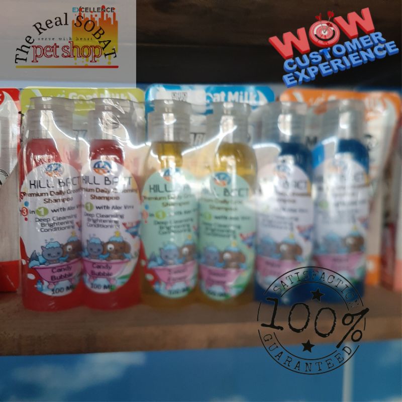 Jual Kill Bact Premium Daily Grooming Shampoo 100 ml | Shampoo Kucing ...