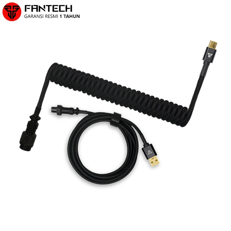 Jual Kabel Coil Fantech Aviator AC701 Coiled Cable Type C for Keyboard ...