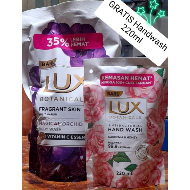 Jual LUX Botanicals BODYWASH/ LUX Sabun Mandi Cair Sakura Bloom 825ml, rose, bluebell ,& jasmine ...