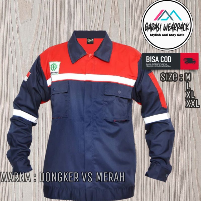 Jual Baju Wearpack atasan/ seragam kerja/ APD / K3/ safety first ...