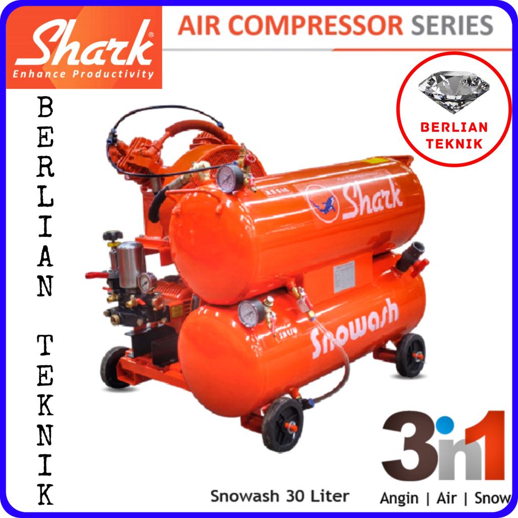 Jual Mesin Cuci Steam Snow Wash Sprayer Compressor Set 3in1 Shark 30 ...