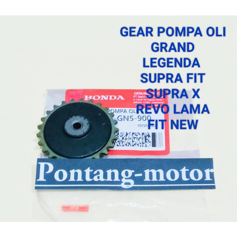 Jual GEAR GIGI GIR POMPA OLI GRAND LEGENDA SUPRA FIT NEW SUPRA FIT LAMA ASTREA SUPRA X REVO LAMA ...