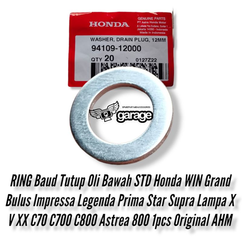 Jual Ring Baud Tutup Oli Bawah STD Honda WIN Grand Bulus Impressa ...