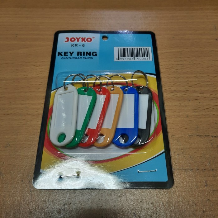Jual Stationery Key Ring Kr-6 Joyko (1 Set) / Gantungan Kunci Kr-6 ...